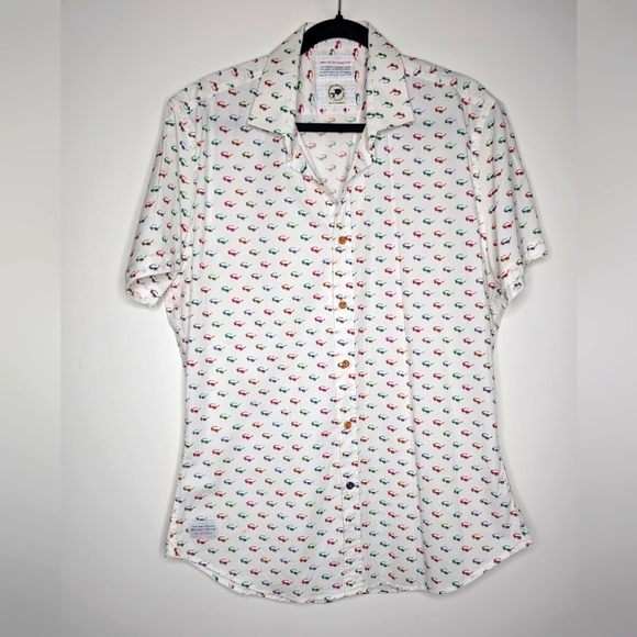 a fish named fred | Shirts | A Fish Named Fred Sunglasses White And Red ...